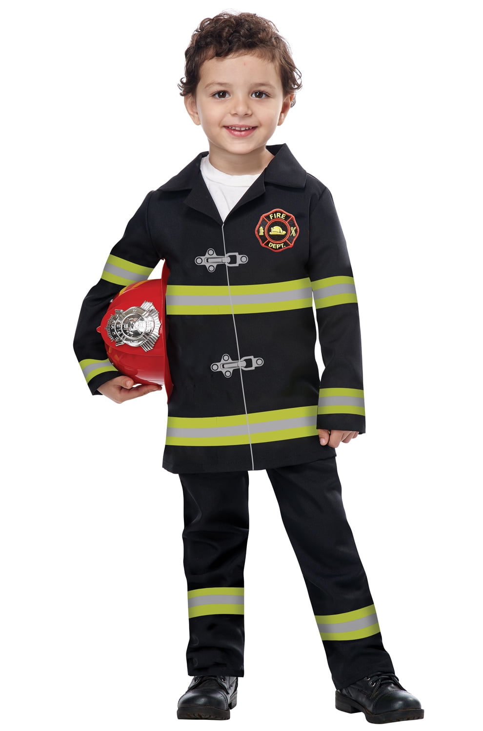 California Costumes Toddler Unisex Jr. Fire Chief Costume Large Unisex ...