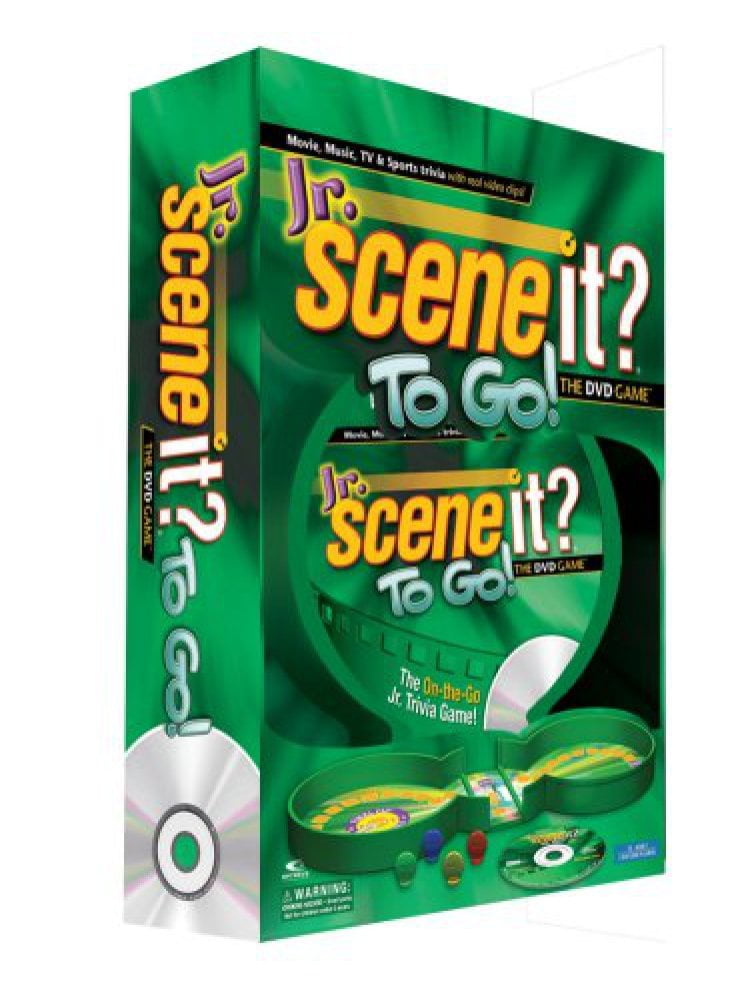 Jr. Scene It To Go Game Sports Edition Kids Trivia Questions & Clips ...