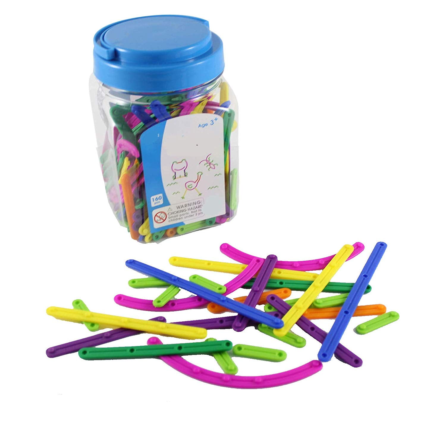 Jr Snap Stick Building Toy - Snap Together Sticks - Open Ended Building ...