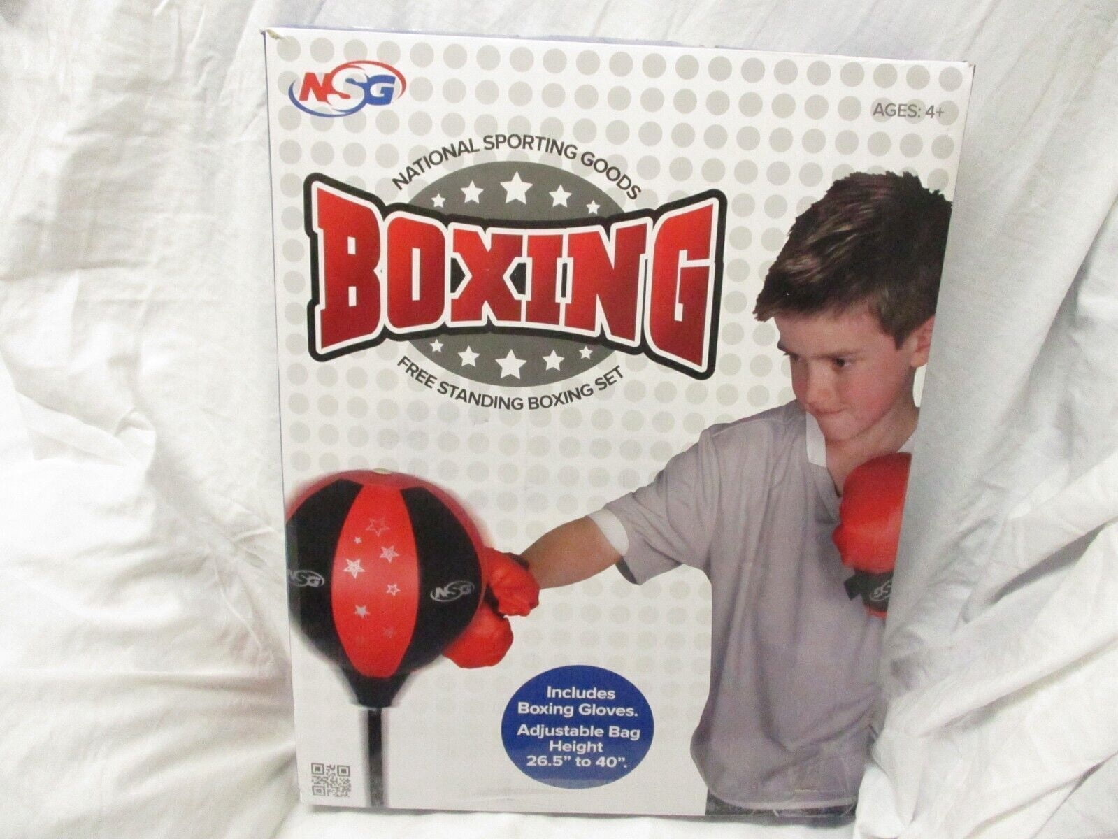Jr Training Boxing Set for Kids - Bounce Back Punching Ball Adjustable ...