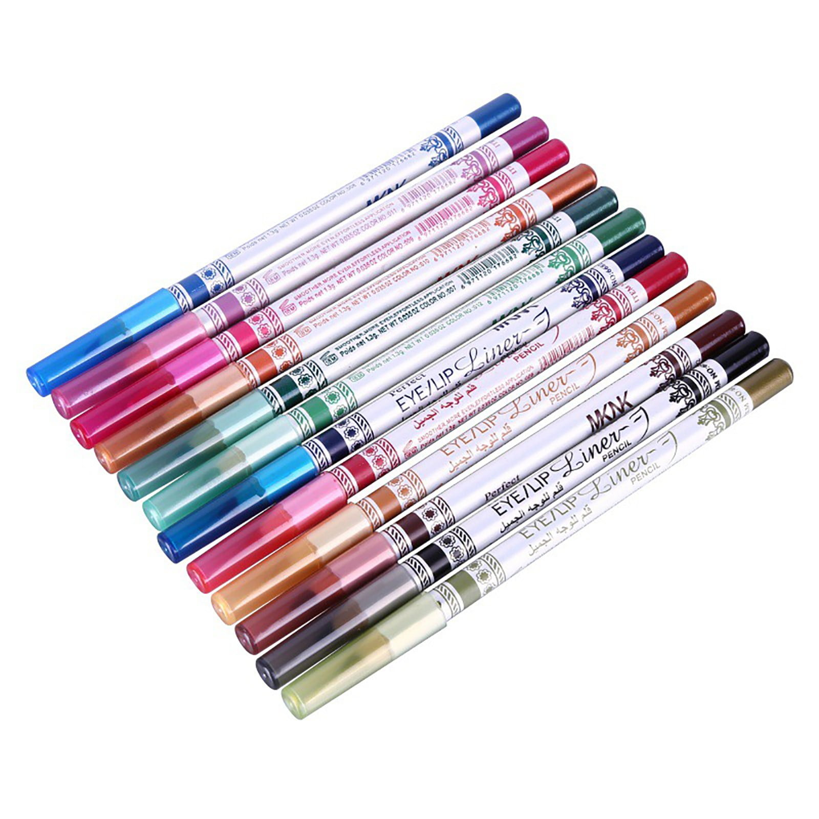 Jrocdr 12 Sets Of Color Mousse-Eye Shadow Pen, Silkworm Pen, Pencil ...