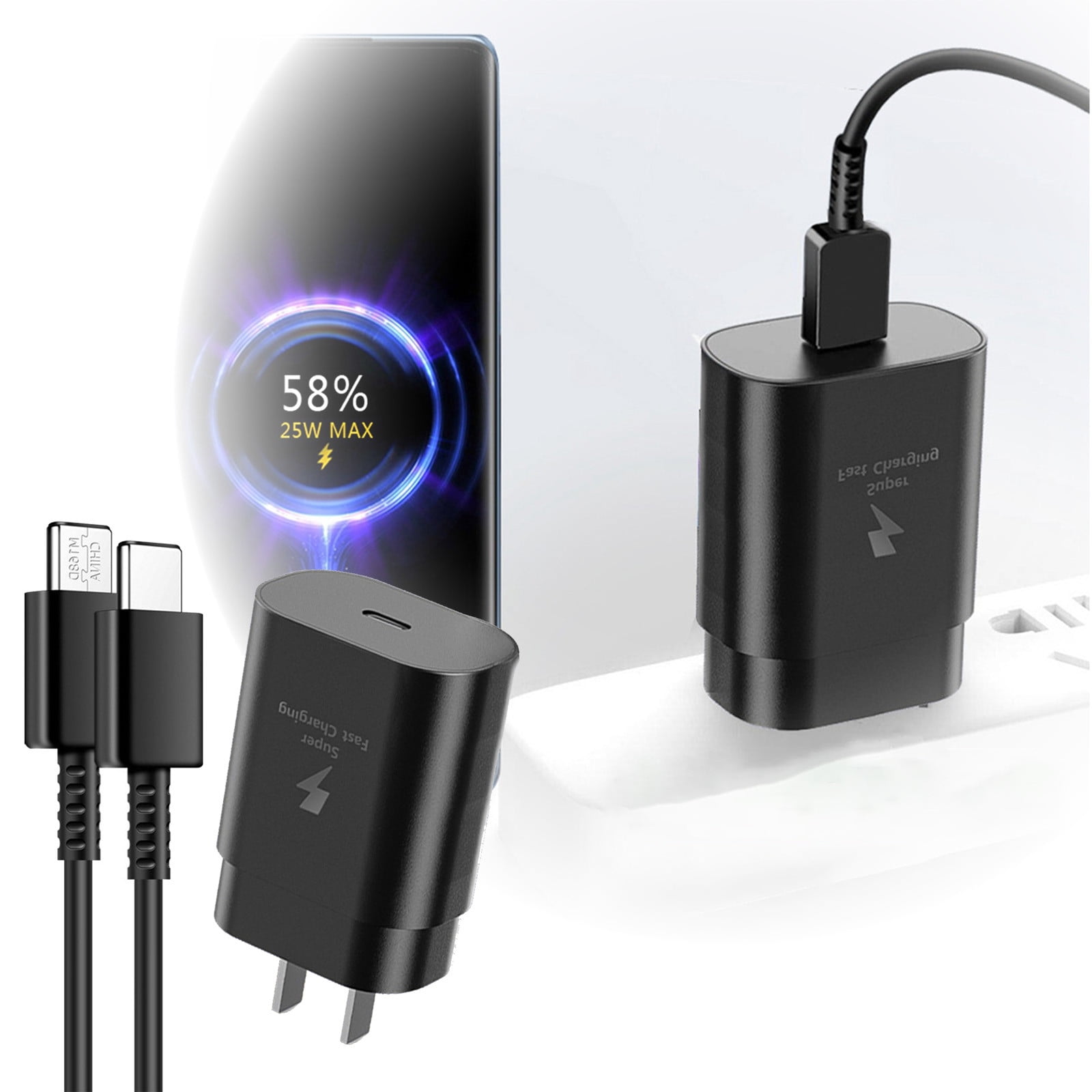 Jrocdr 25W Fast Charging Charger Ultra Fast Charger US Specification ...