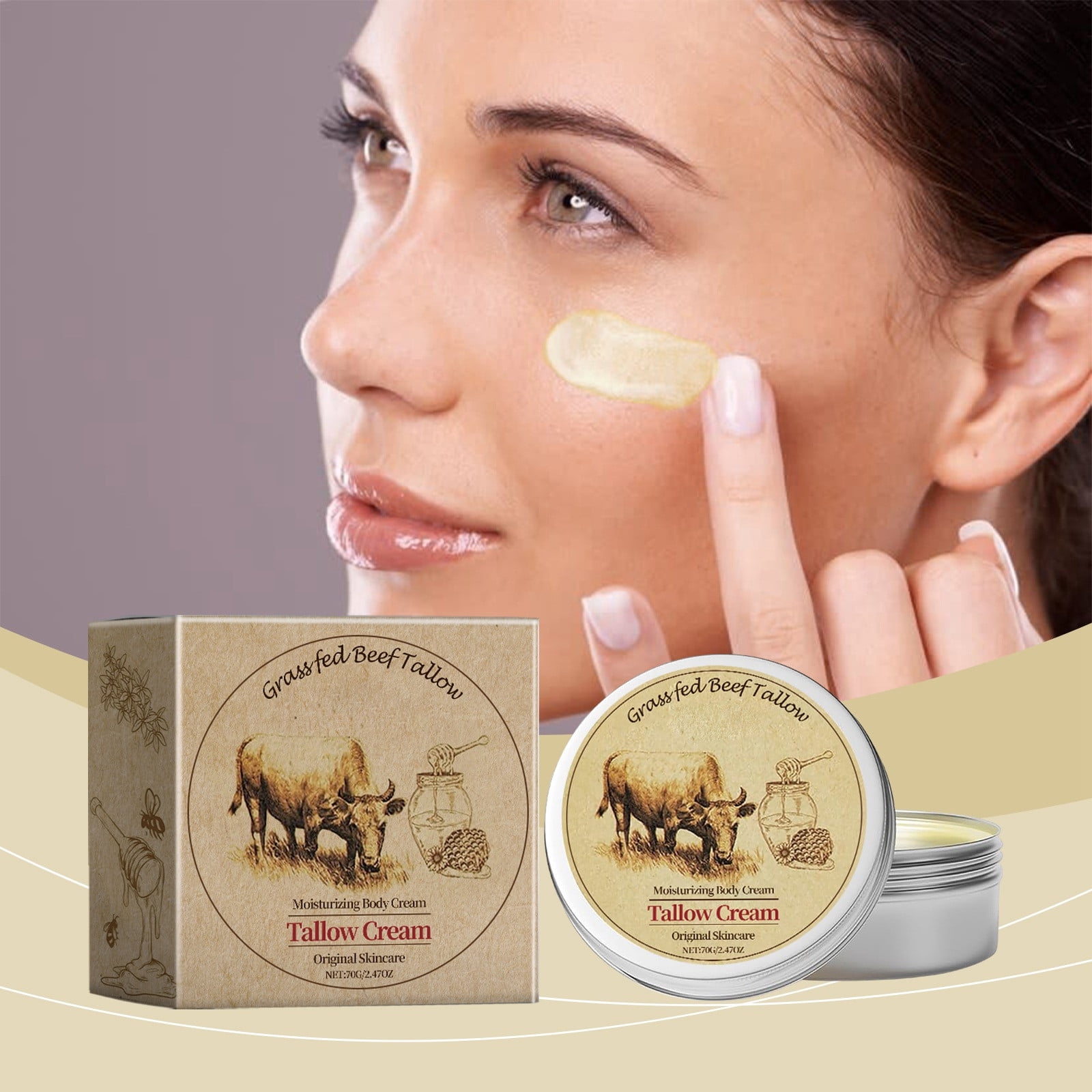 Jrocdr And Nourishing Beef Tallow Moisturizer For Skin Hydration Fresh ...