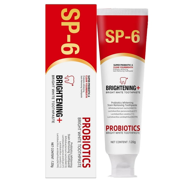 Jrocdr Bright White Toothpaste Super Probiotic 6 Deep Cleaning Care ... Jrocdr Bright White Toothpaste Super Probiotic 6 Deep Cleaning Care ...
