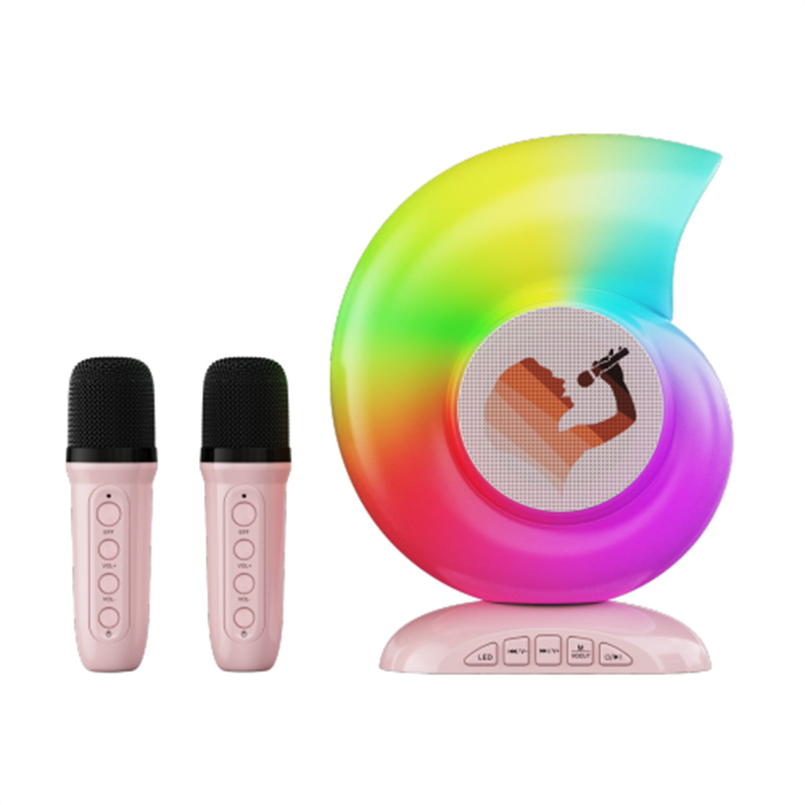 Jrocdr Conch Sound System With Microphone Ambient Light Sound ...