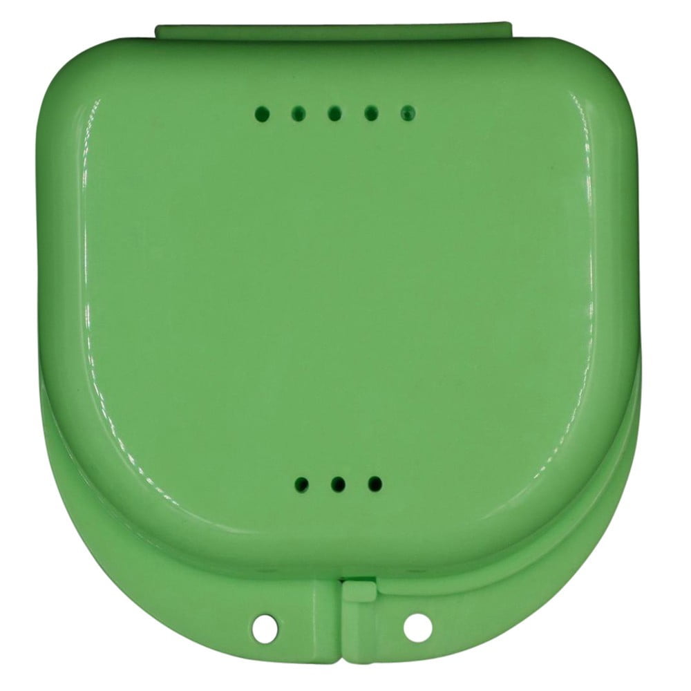 Jrocdr Denture Bath Box Case Dental False Teeth Appliance Container ...