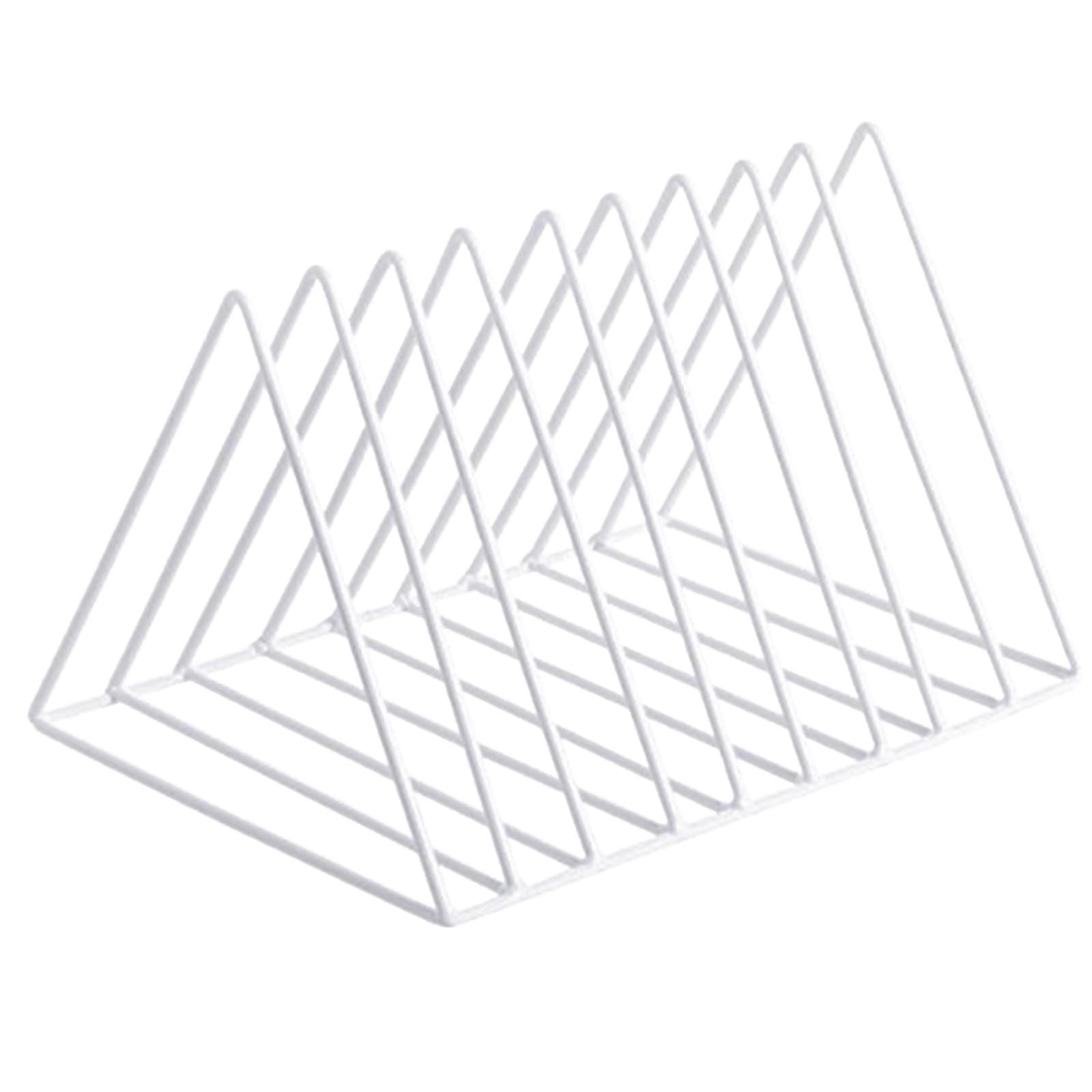 Jrocdr Desktop Simple Bookshelf Office Desk Bookends Simple Magazine ...