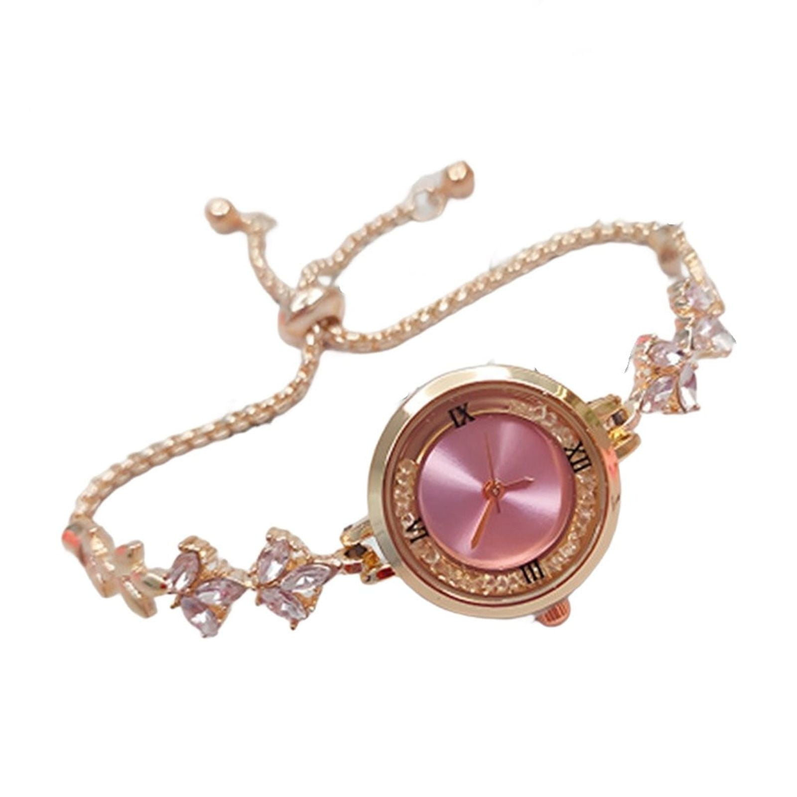 Jrocdr Fashion Rhinestone Quicksand Ladies Watch Adjustable Bracelet ...