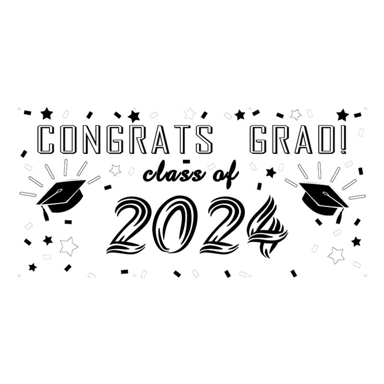 Jrocdr Graduation Season Garage Background Cloth Decoration Graduation ...