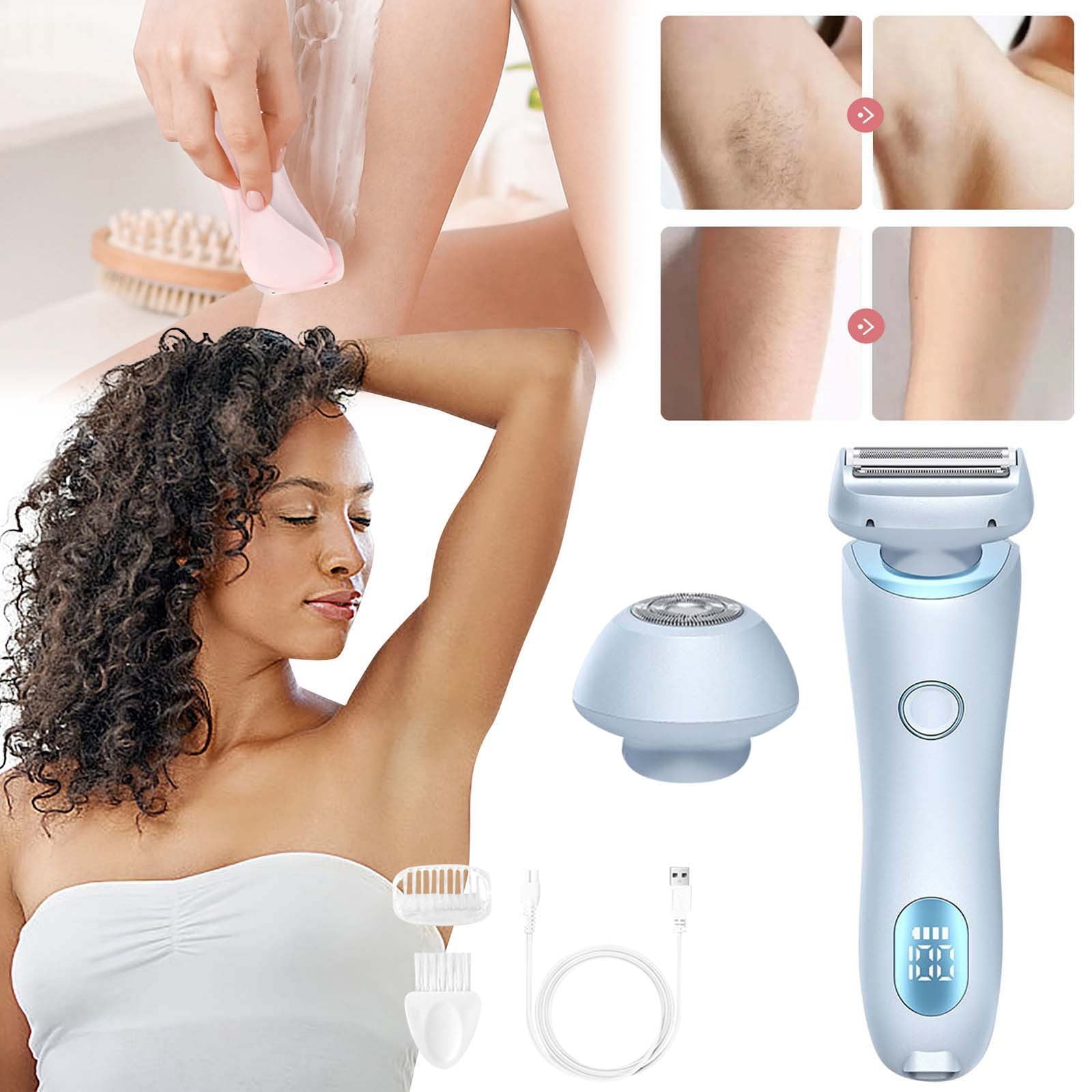 Jrocdr Hair Removal Device Womens Private Hair Shaver Three In One Purpose Shaver Bikini Area