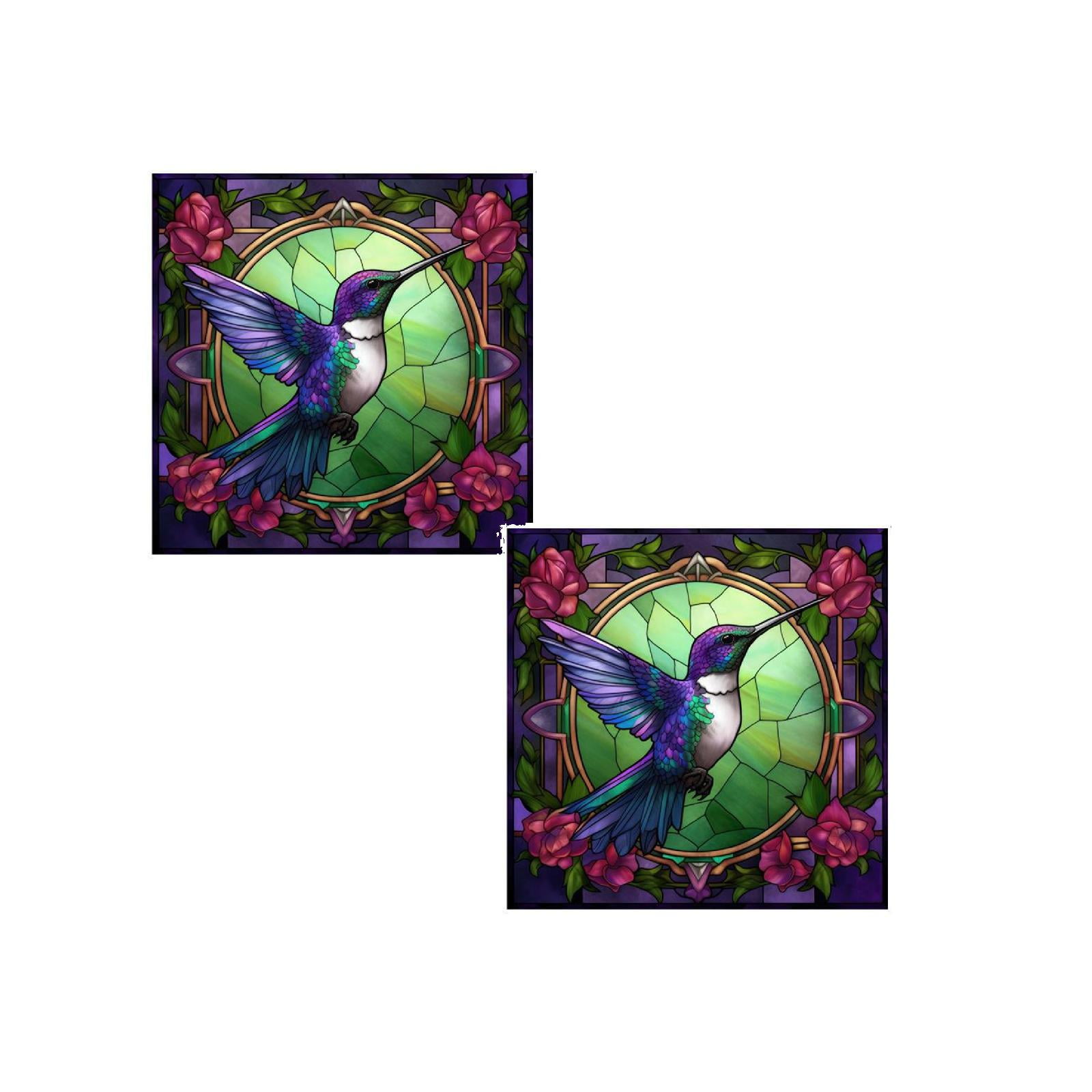 Jrocdr Hummingbird Collision Warning Stickers Color 3D Electrostatic ...