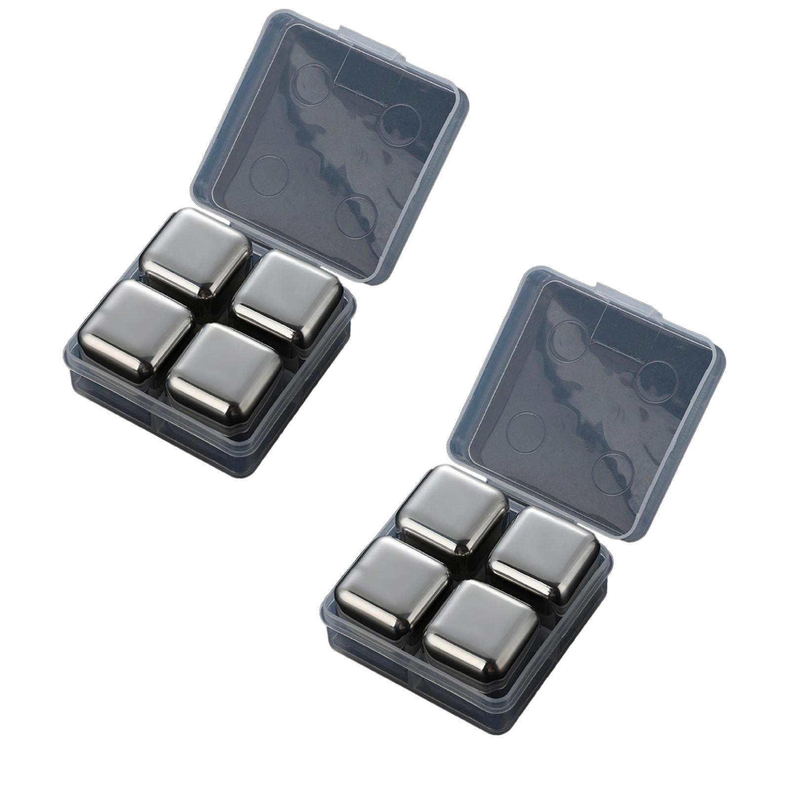 Jrocdr Ice Cubes Stones – Reusable Stainless Steel Stones – Stones For ...
