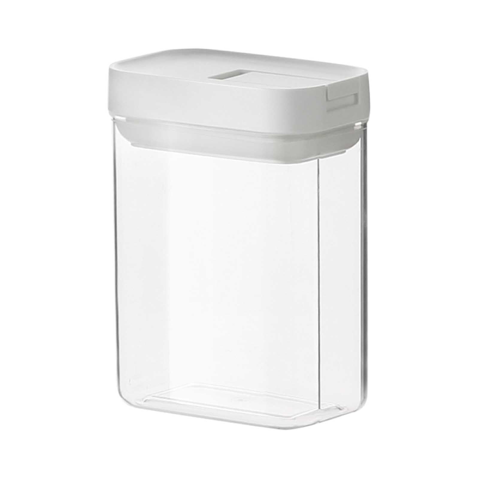 Jrocdr Kitchen Square Transparent Superimposed Food Storage Box Cereal ... Jrocdr Kitchen Square Transparent Superimposed Food Storage Box Cereal ...