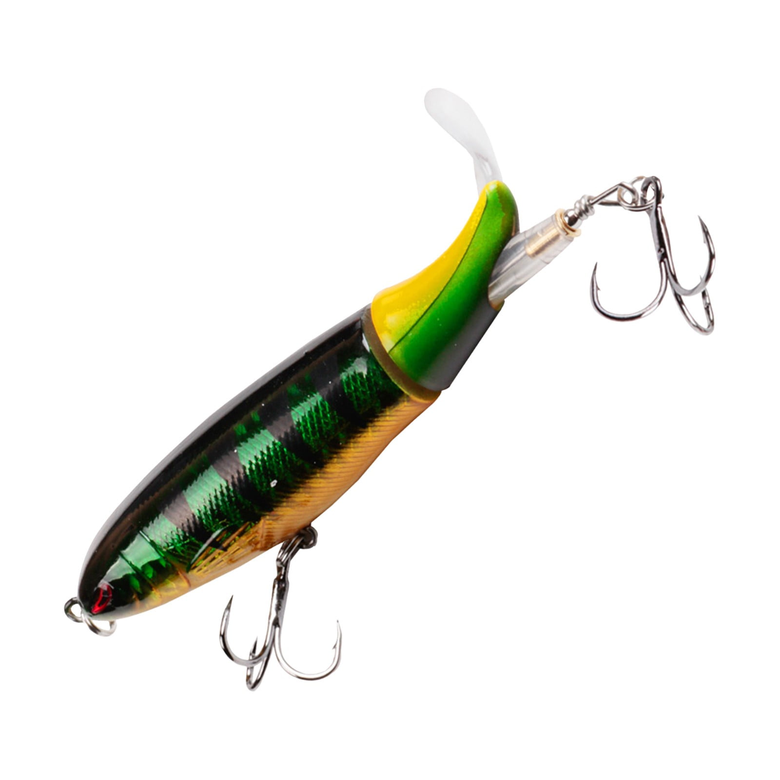 Jrocdr Luya Propeller Tractor Hard Floating Water Pencil Luya VIB Hook ...