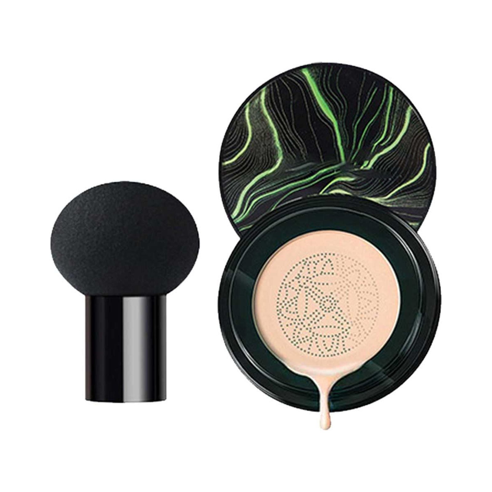 Jrocdr Makeup Tools Foundation Makeup Puff Short Velvet Flocking Round ...