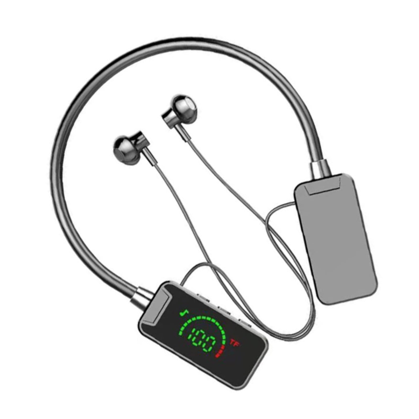 Jrocdr Neckband Digital Display Headset Wireless Earbuds For Running Loudest Earbuds One Plus