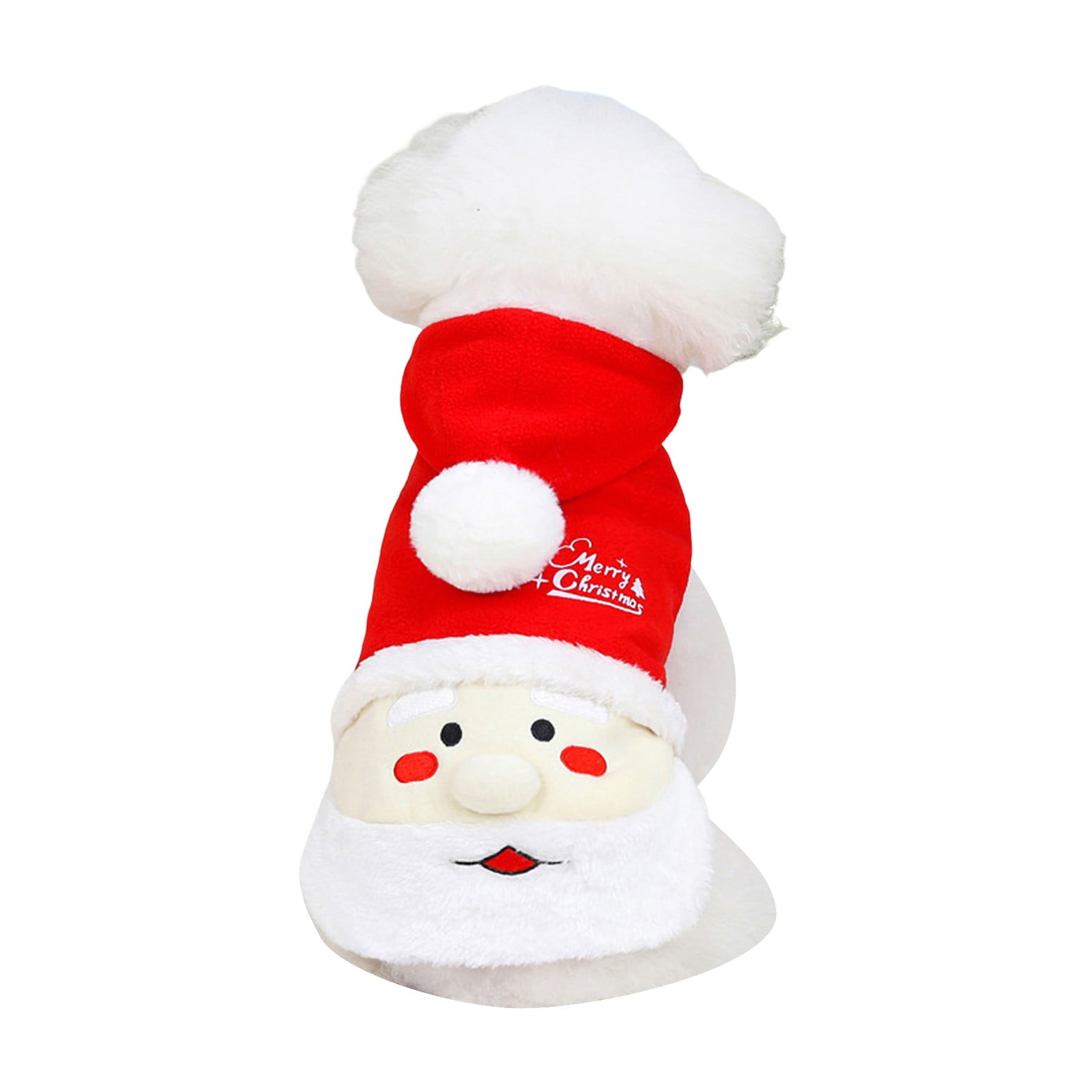 Jrocdr New Holiday Four Leg Velvet Clothes For Small And Medium Sized Pet Dogs 22 Santa C Laus ...