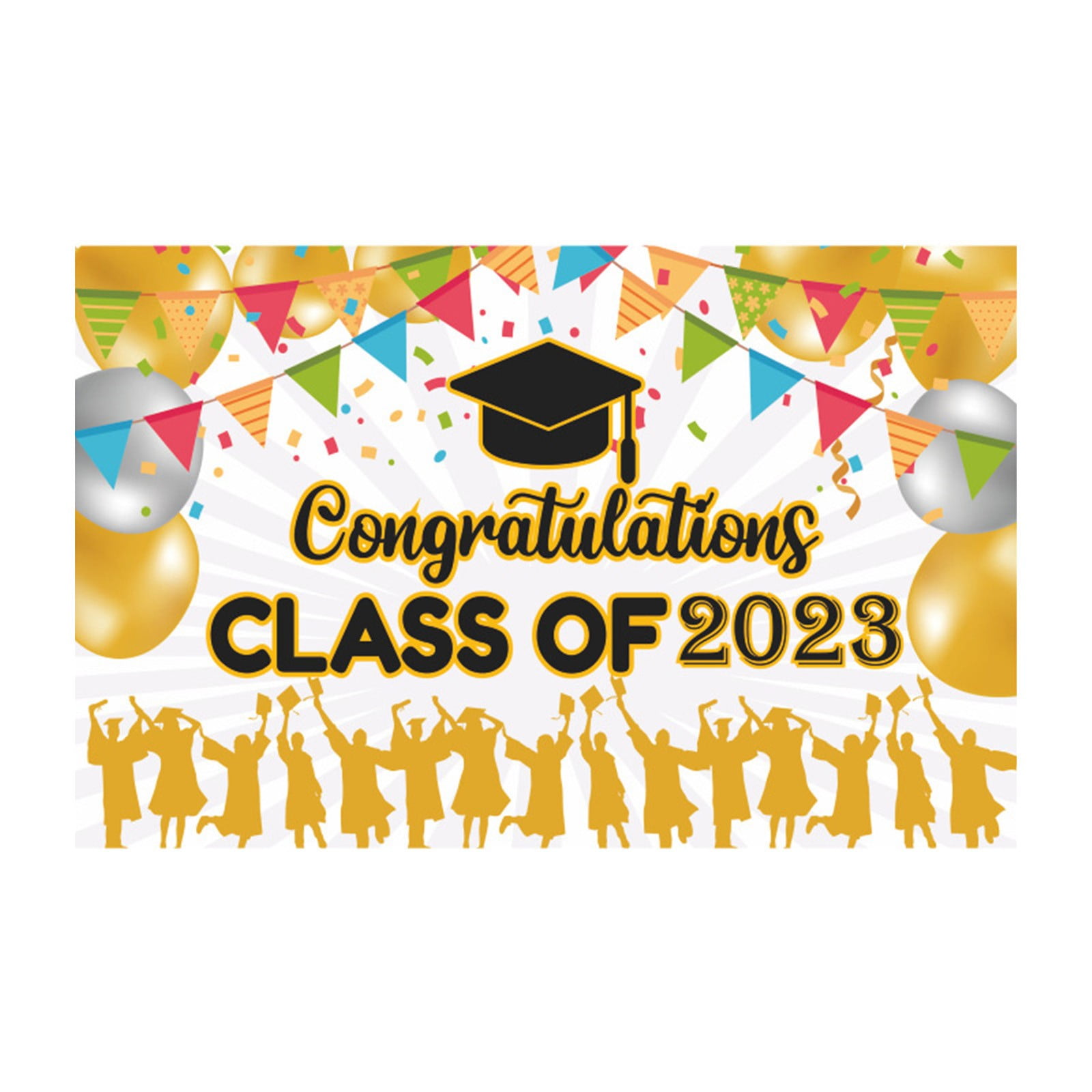 Jrocdr Season Banner Background Cloth Graduation Banner Congratulations ...