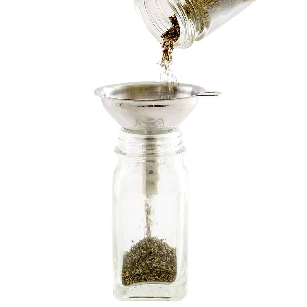 Jrocdr Stainless Steel Funnels Set 3pc Canning Detachable Strainer ...