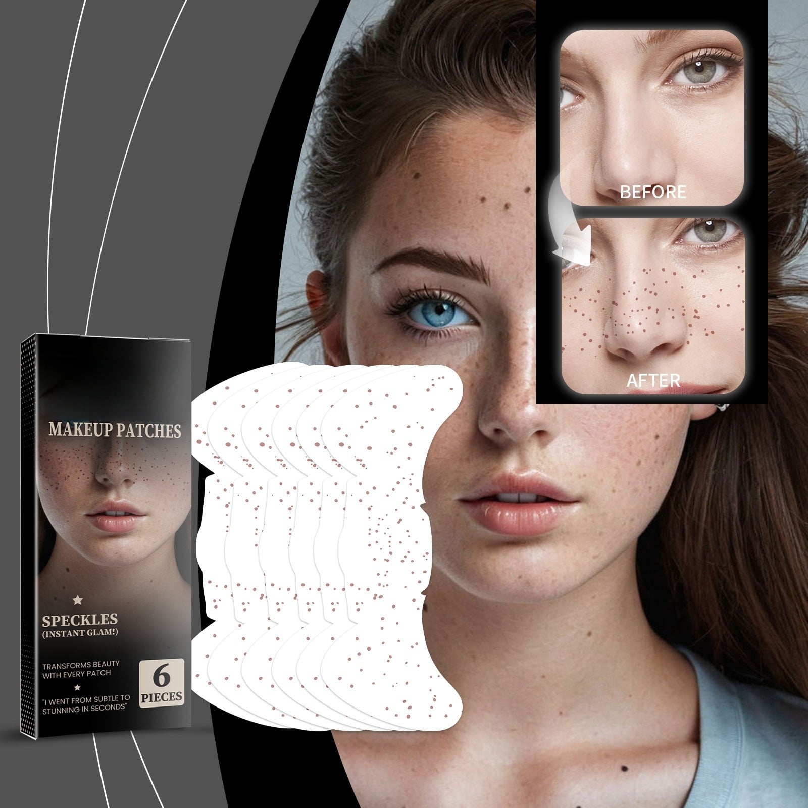 Jrocdr Star Facial Sticker Fades Closed Clearing Breathable Skin ...