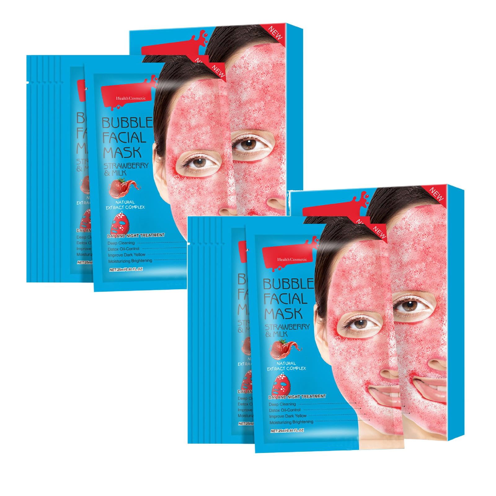 Jrocdr Strawberry Milk Bubble Gently Cleansing Hydrates Moisturizes ...