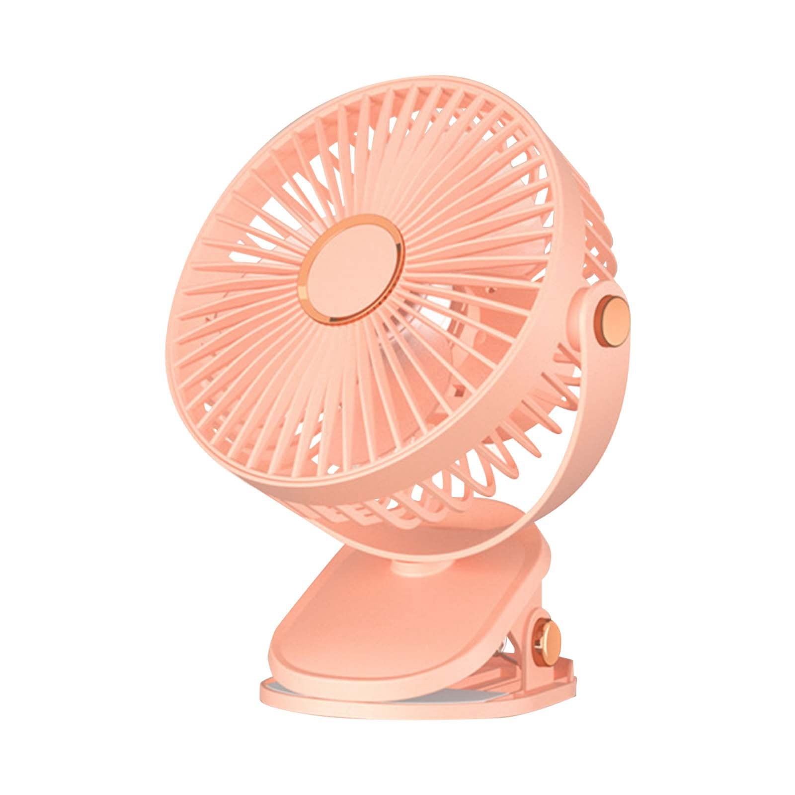 Jrocdr Summer Strong Wind Clip Fan USB Charging Portable Fan Desktop ...