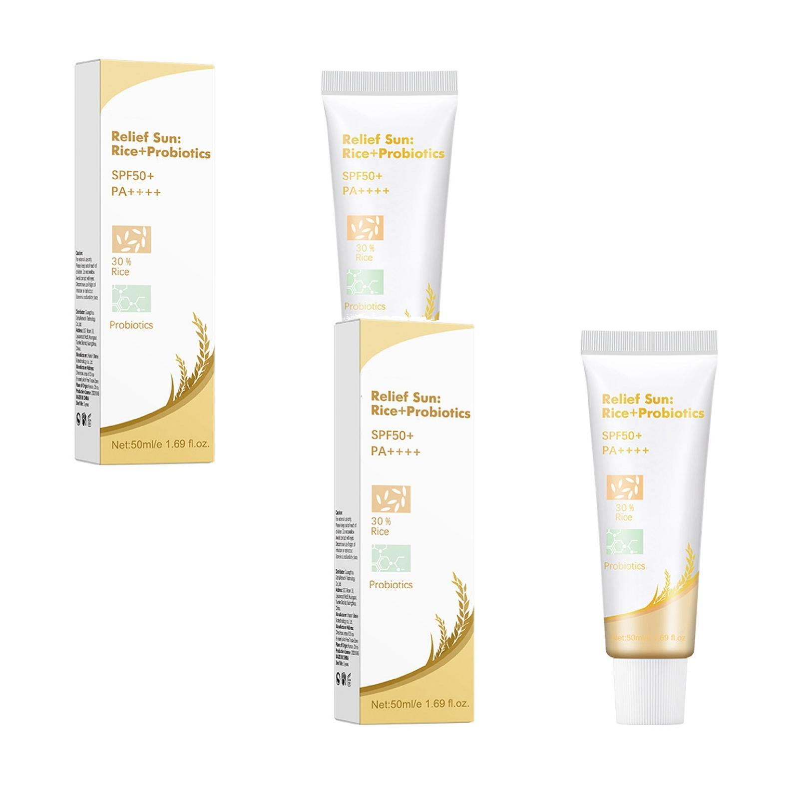 Jrocdr Sunscreen Refreshing And Non Greasy Sunscreen Rice Sunscreen A ...