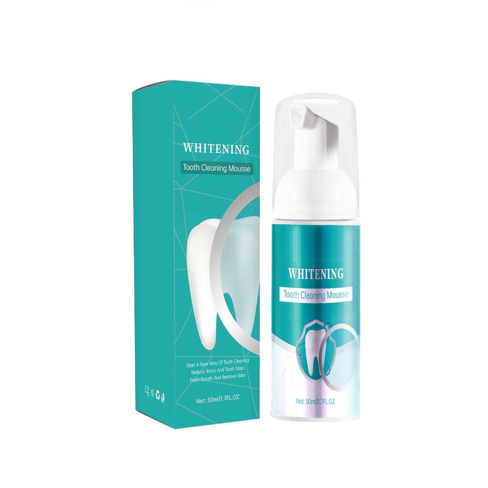 Jrocdr Tooth White Tooth Foam Toothpaste For Stain Removal Keeping ...