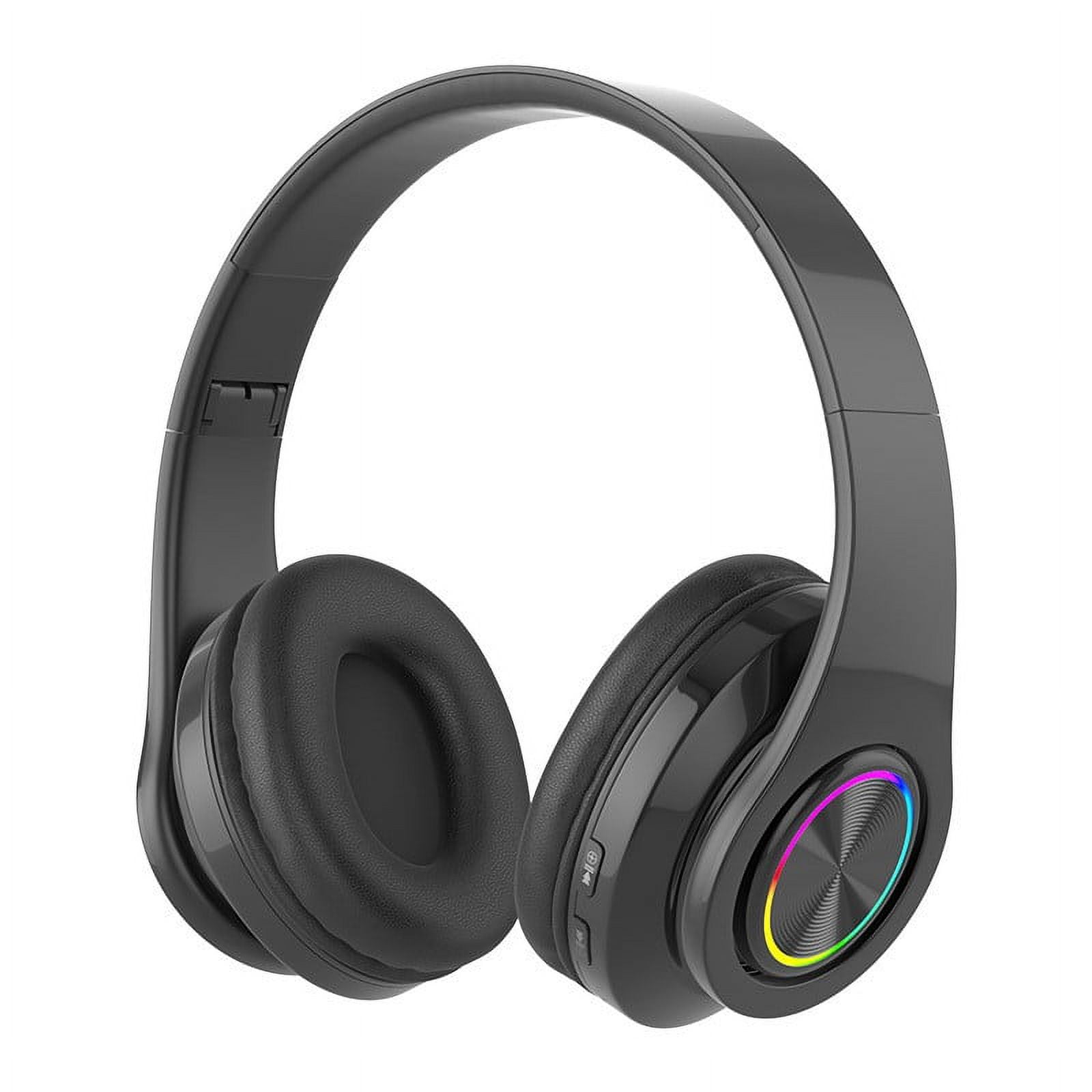Jrocdr Wireless Headset Color LED Light Gaming Headset Stereo Headset ...