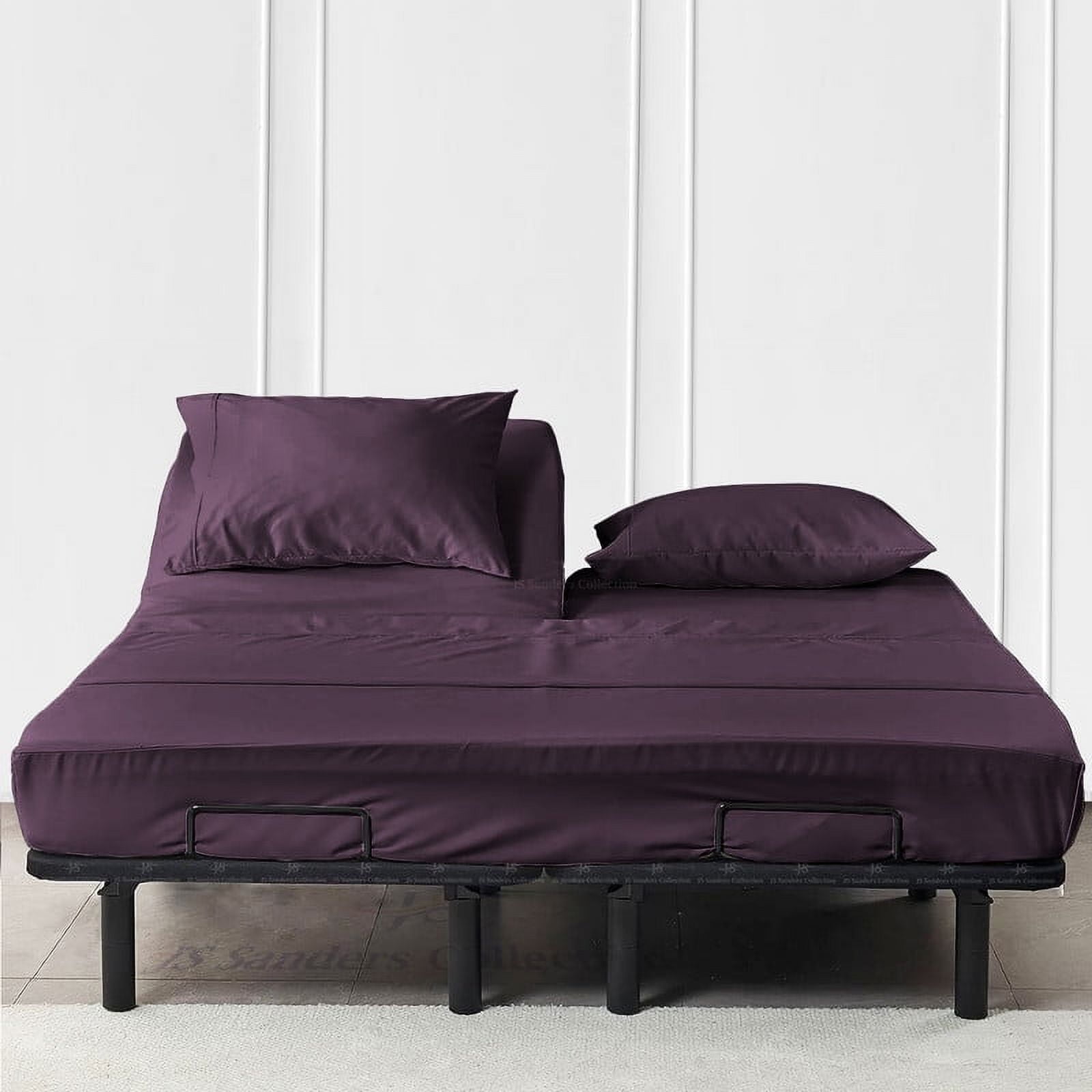 JS Sanders Collection 600TC Flex Top King Sheets for Sleep Number Bed ...