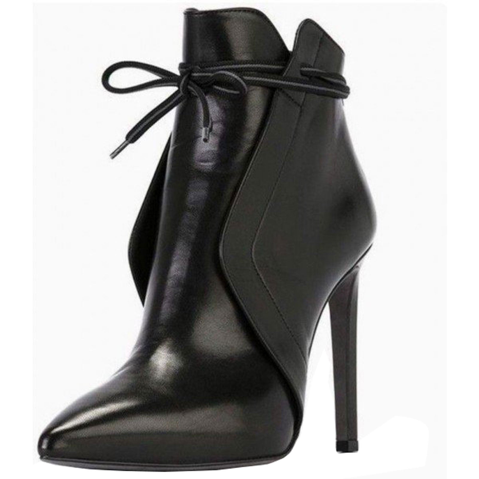 Jsaierl Ankle Boots for Women Stiletto High Heel Pointed Toe Boots ...