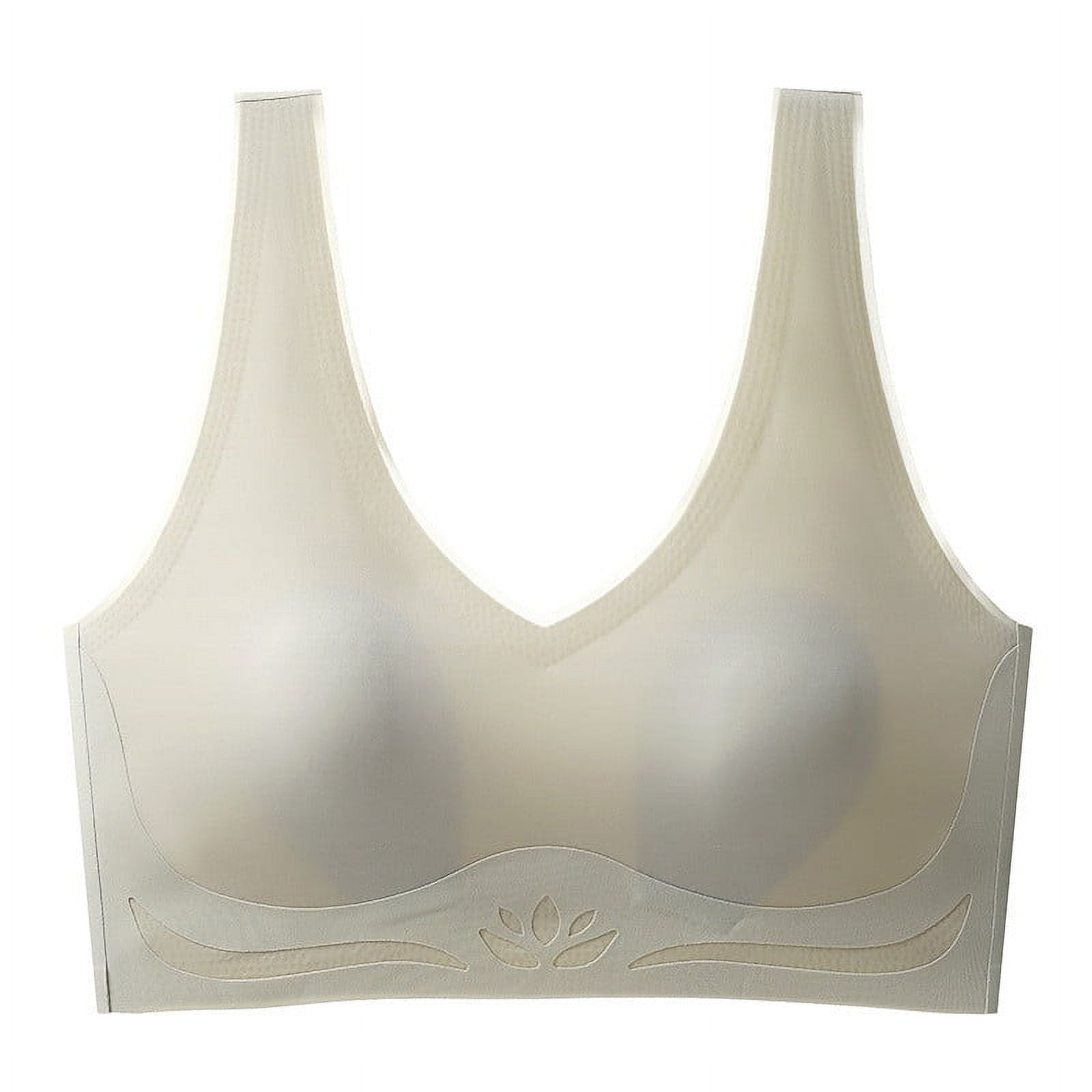 Jsaierl Bras for Women Plus Size Push Up T-shirt Bras Seamless Sexy ...