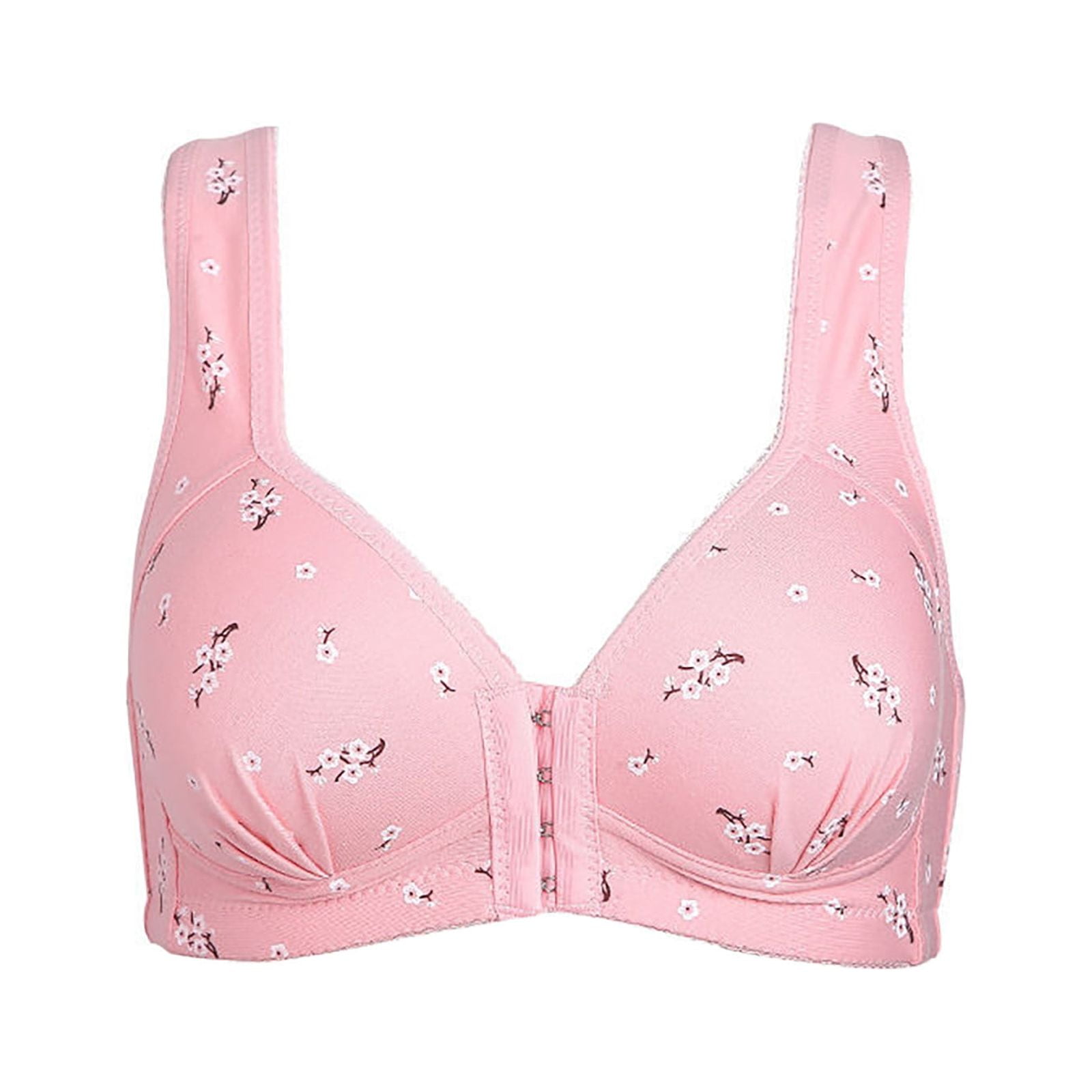 Jsaierl Bras for Women Wireless Push Up Underwire Bra Seamless ...