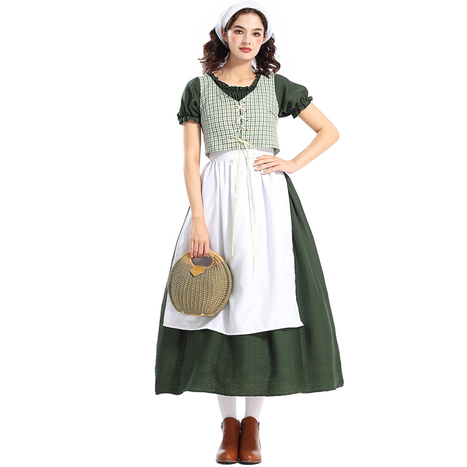 Jsaierl Halloween Costumes for Women Vintage Medieval Victorian Gothic ...