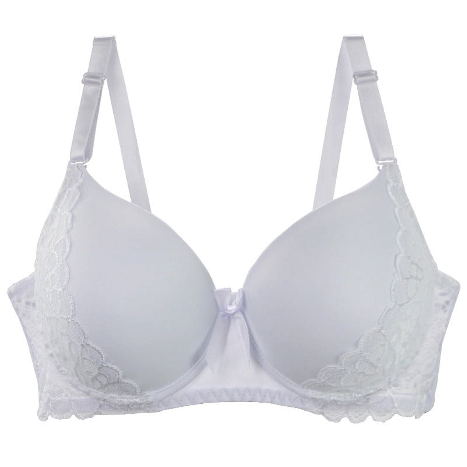 Jsaierl Lace Bras for Women Plus Size Support T-shirt Bras Seamless ...