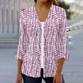 Jsaierl Lightweight Cardigans for Women 3/4 Sleeve Open Front Cardigan ...
