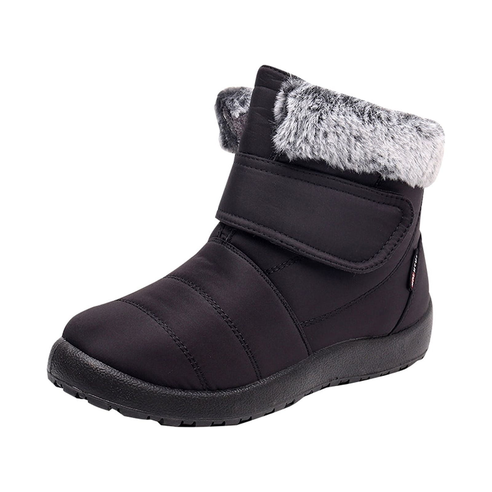 Jsaierl Snow Boots for Women Winter Boot with Comfortable Warm Faux Fur ...