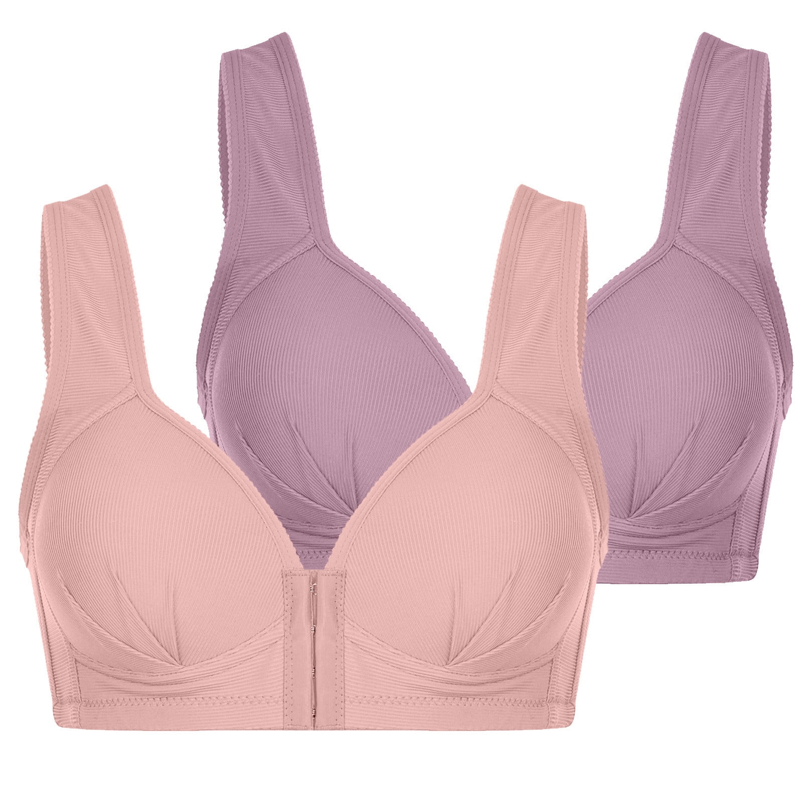 Jsaierl Women's Bras Plus Size Lift T-shirt Bras Older Women Seamless ...