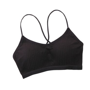 Hanes Girls' Seamless Strappy Back Bralette, 2-Pack, Sizes (S-XXL ...