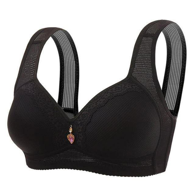 Jsaierl Women's Bras Plus Size Lift Underwire Bra Seamless Padded ...