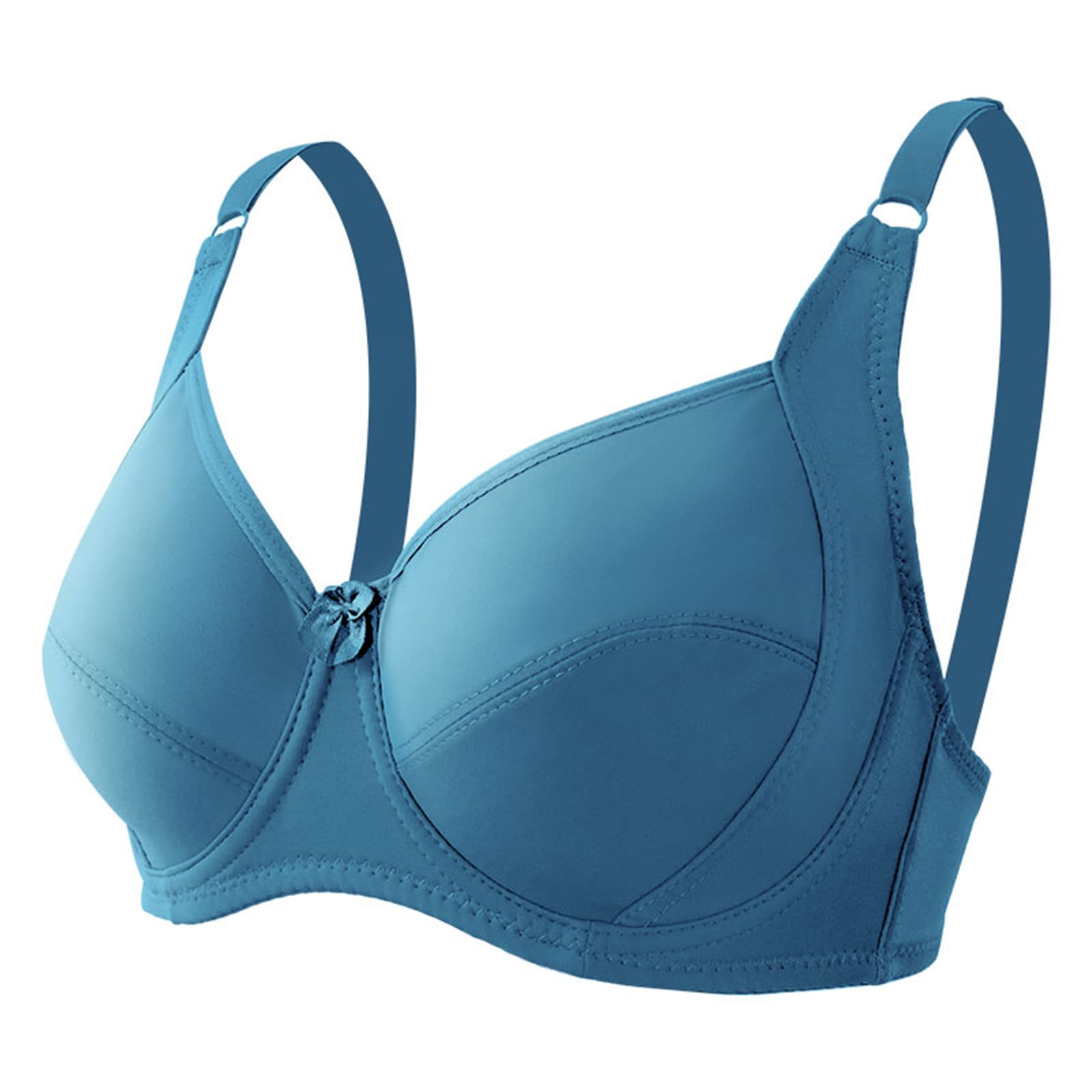 Jsaierl Women's Bras Plus Size Push Up T-shirt Bras Seamless Padded ...