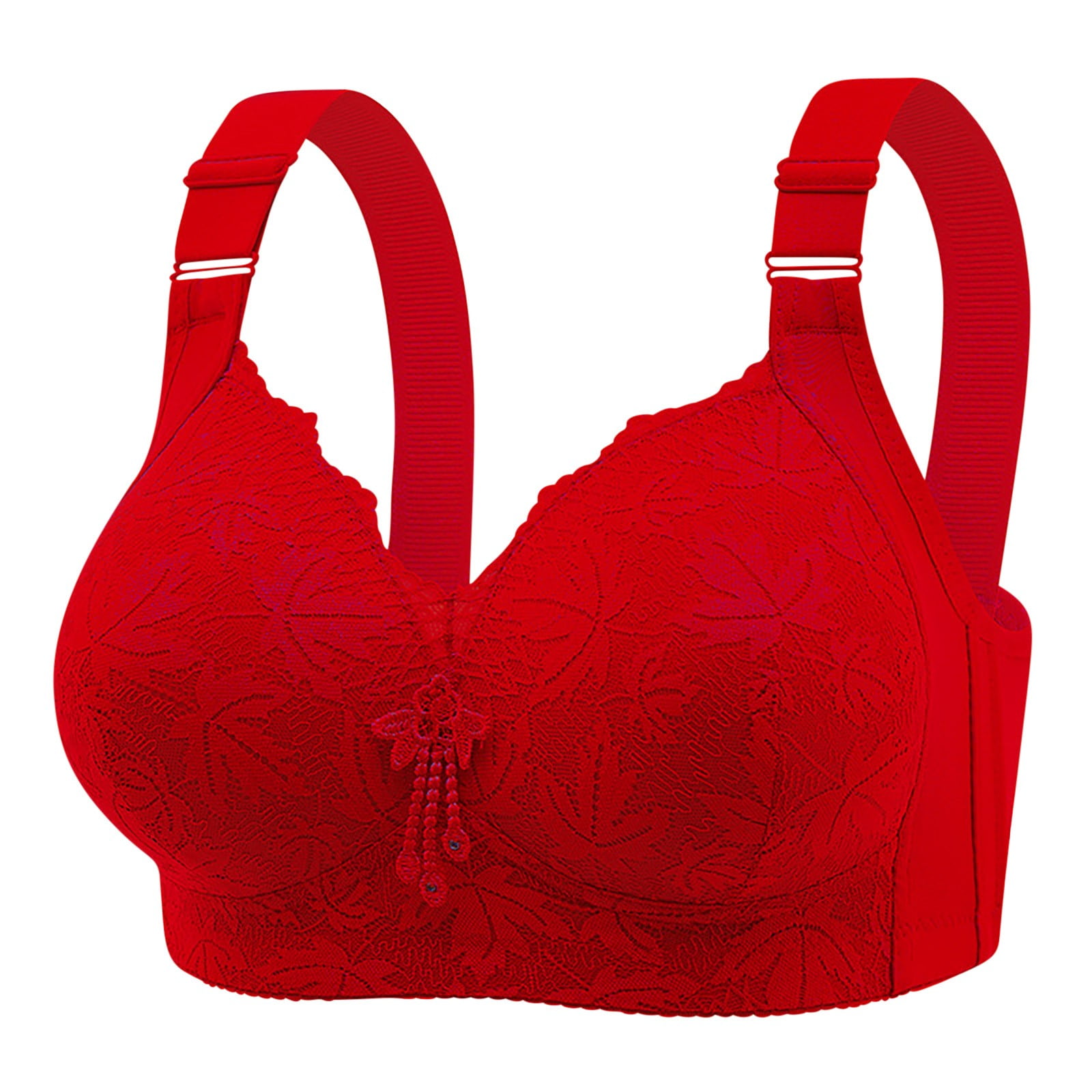 Jsaierl Women's Lace Bras Plus Size Support T-shirt Bras Seamless ...