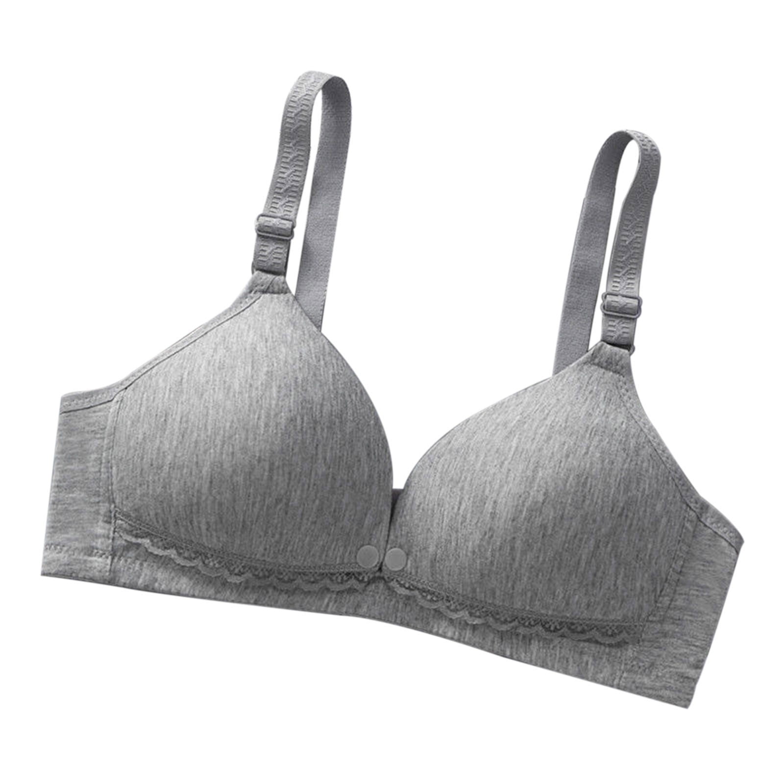 Jsaierl Women's Lace Bras Wireless Support T-shirt Bras Seamless ...