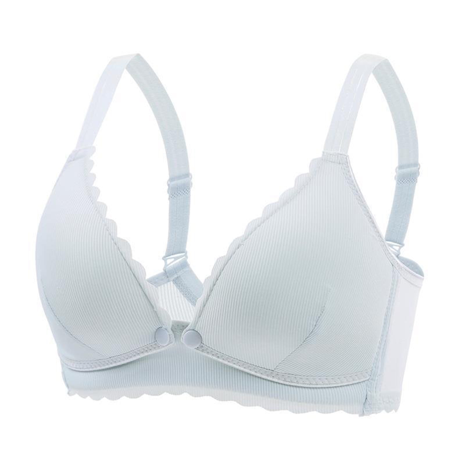 Jsaierl Women's Lace Bras Wireless Support T-shirt Bras Seamless Padded ...