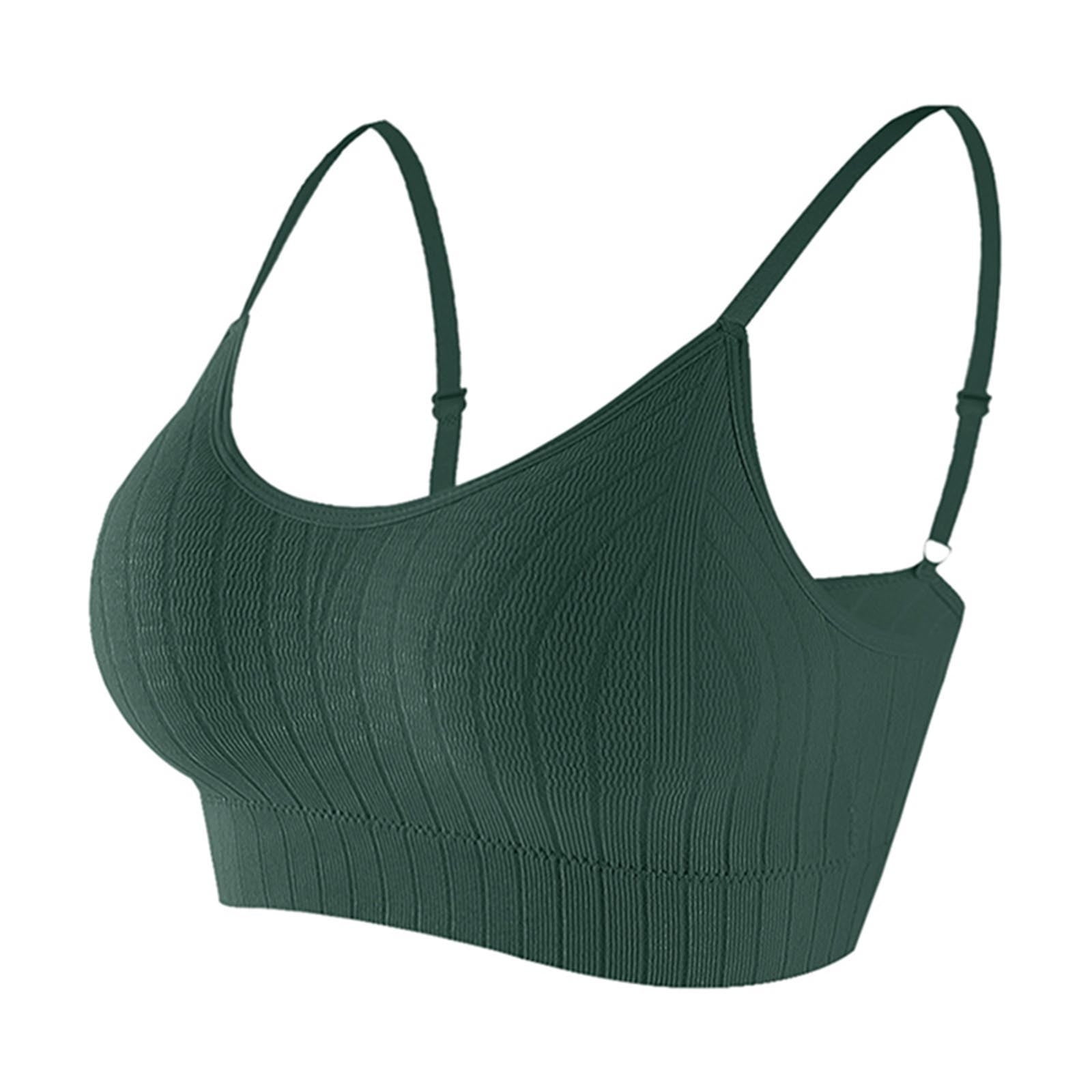 Jsaierl Women's Sports Bras High Impact Lift Underwire Bra Seamless ...