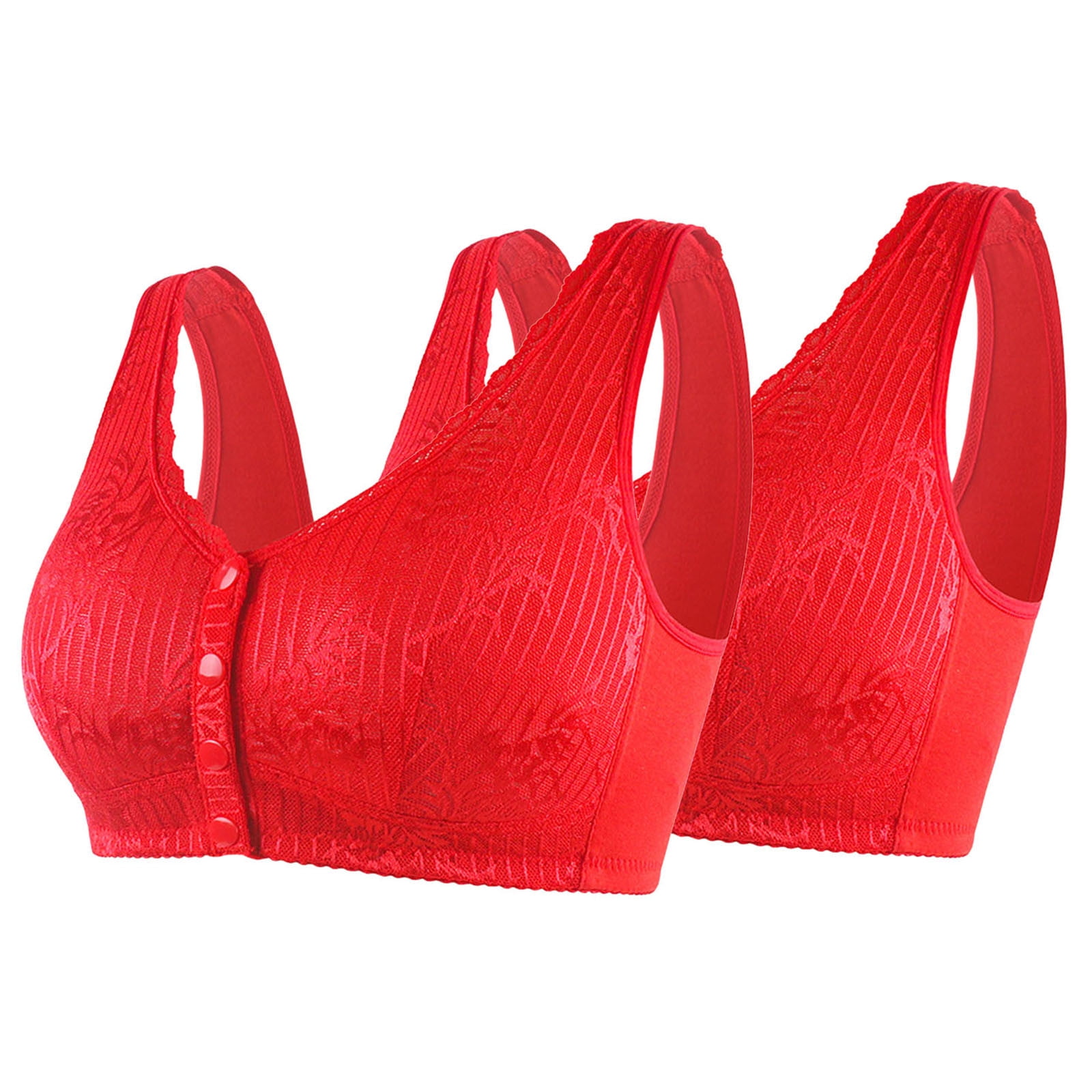 Jsaierl Womens Bras Plus Size Lift T-shirt Bras Seamless Padded ...