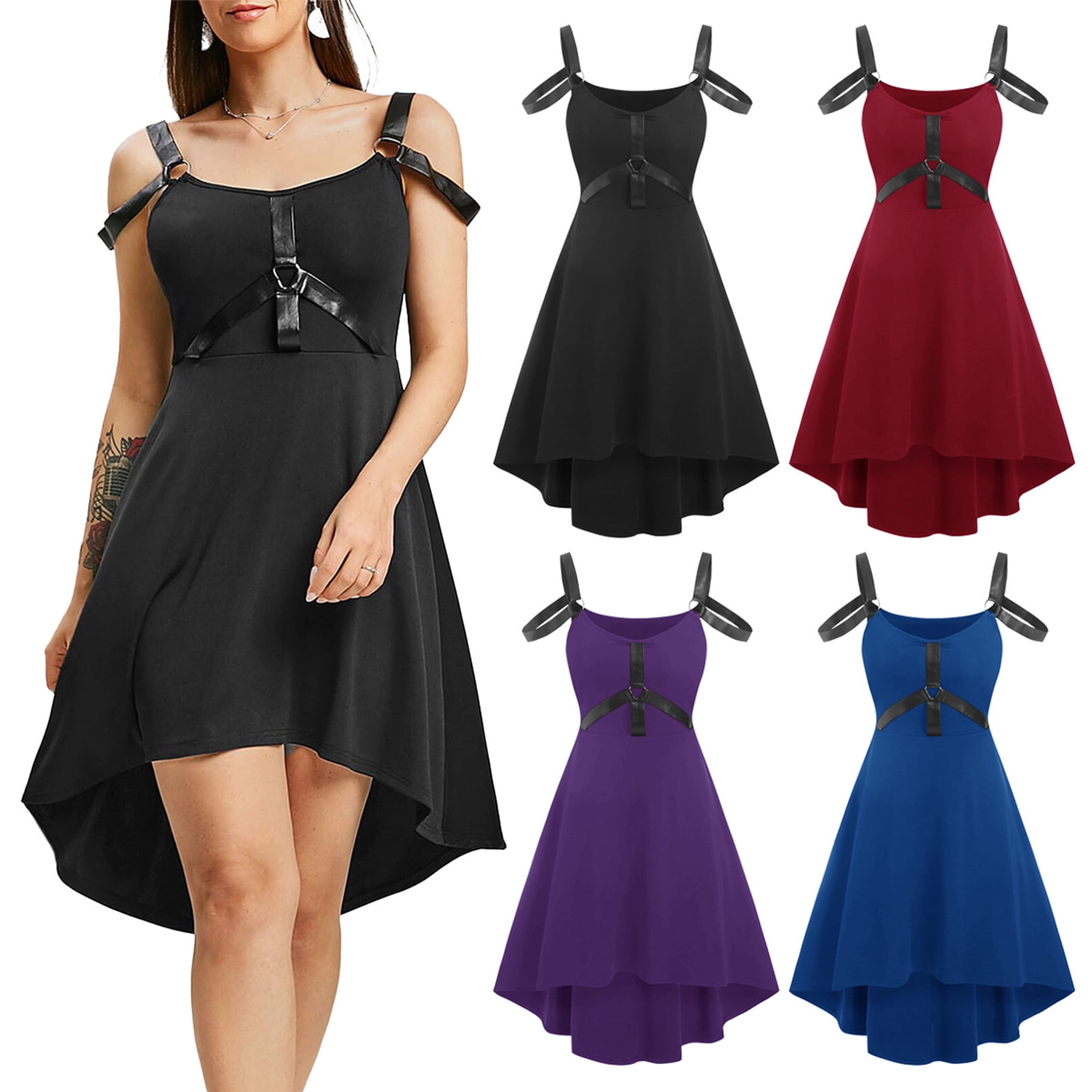 Jsaierl Womens Halloween Costumes Retro Medieval Victorian Gothic Plus ...