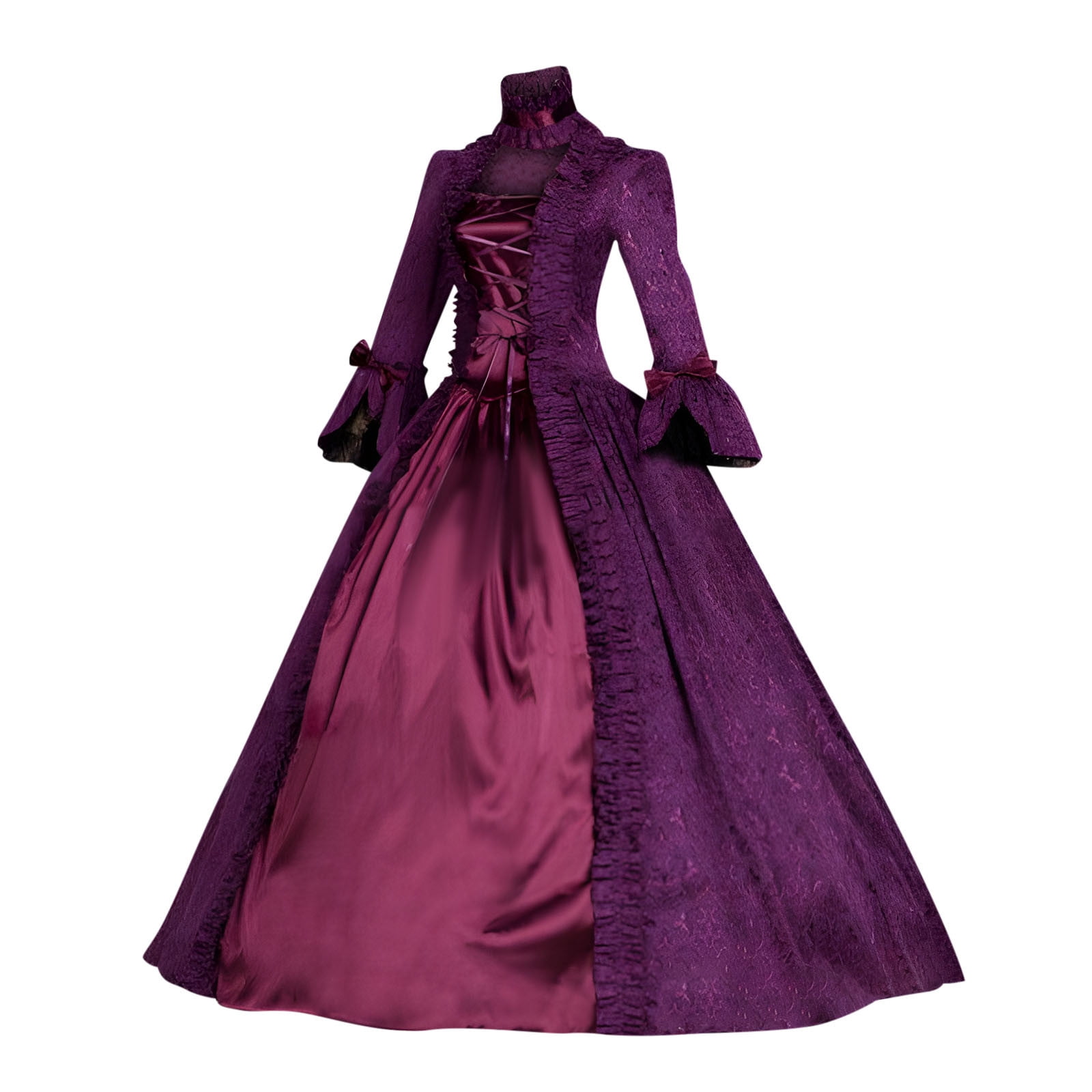 Jsaierl Womens Halloween Costumes Vintage Medieval Victorian Goth Plus ...