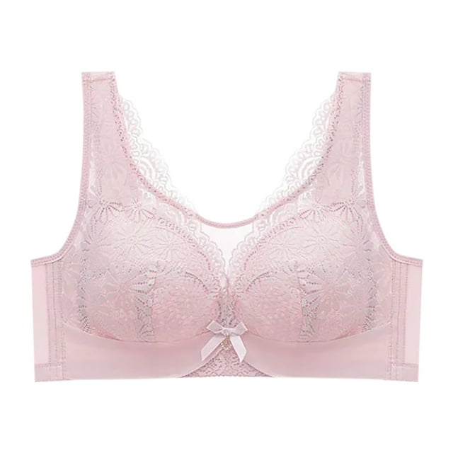 Jsaierl Womens Lace Bras No Wire Push Up T-shirt Bras Seamless Sexy ...