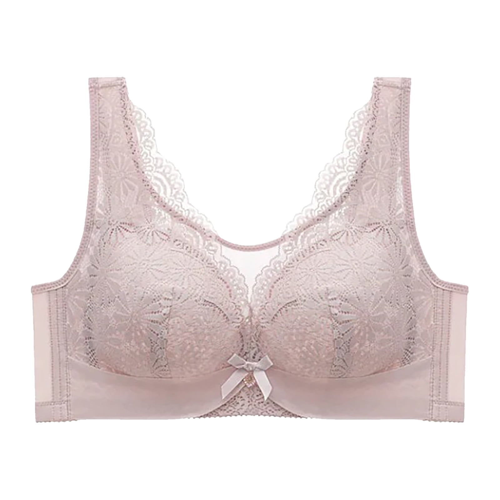 Jsaierl Womens Lace Bras No Wire Push Up T-shirt Bras Seamless Sexy ...